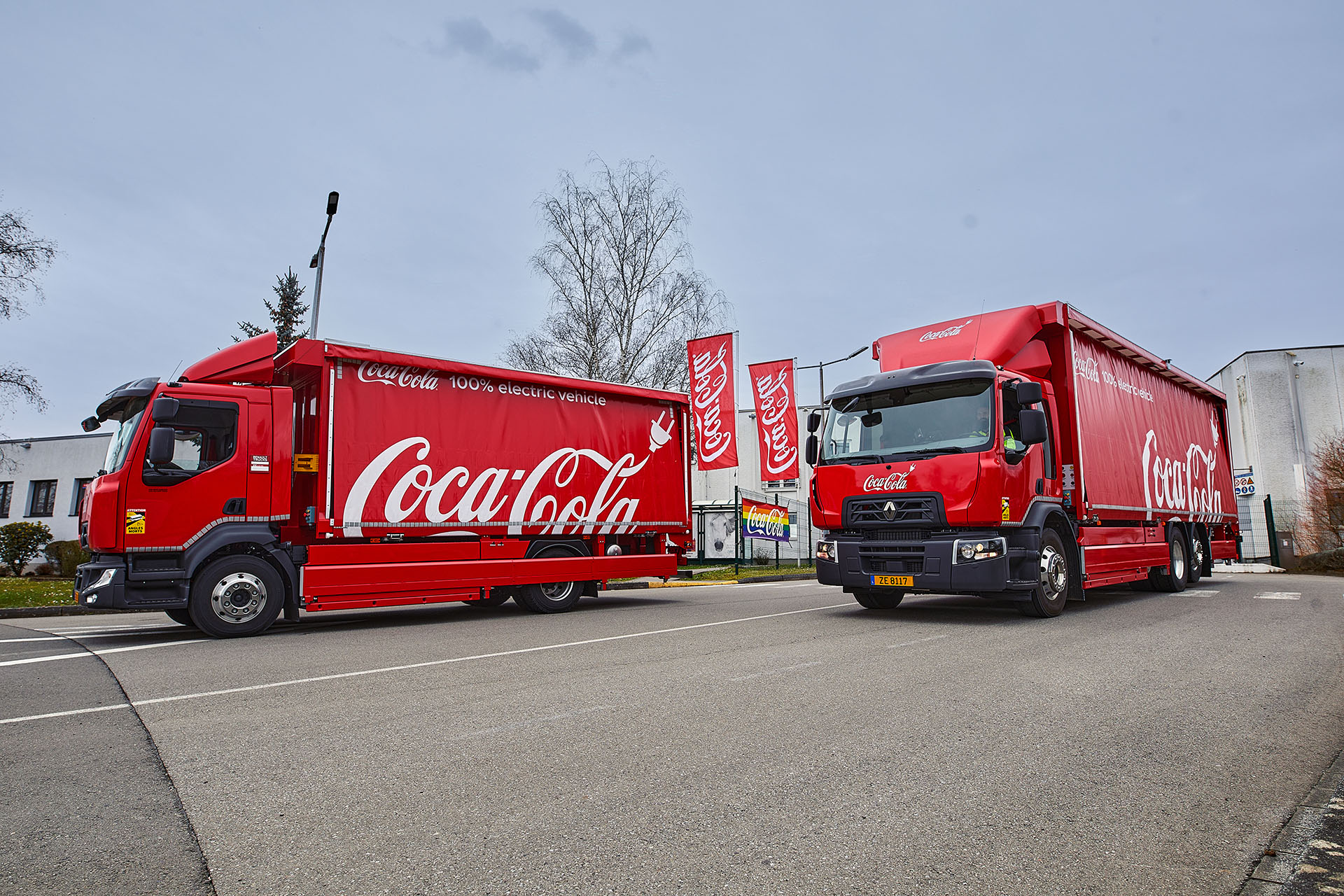 Coca-Cola electric trucks arrive in Luxembourg | Renault Trucks Corporate